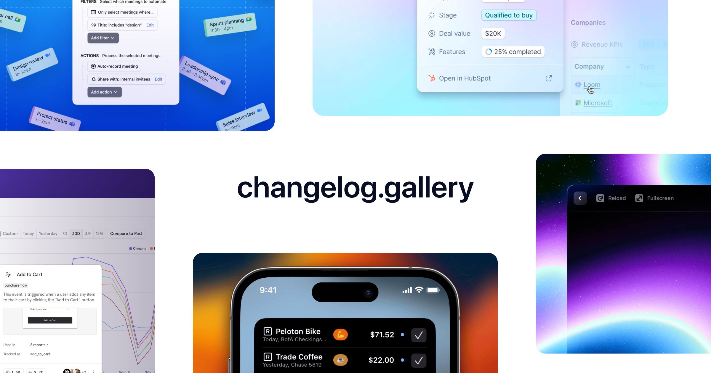changelog.gallery 🤝 Handpicked gallery of changelog posts
